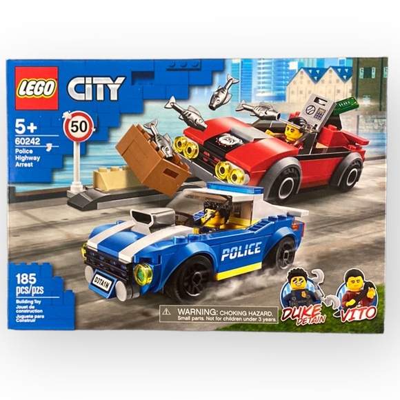 Lego | Toys | Lego City Police Highway Arrest 6242 Building Kit Retired ...